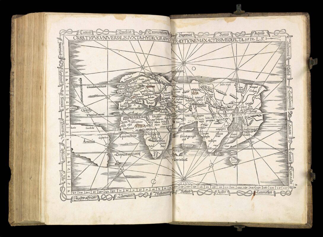 First map in an edition of Ptolemy to name "America" - Daniel Crouch ...