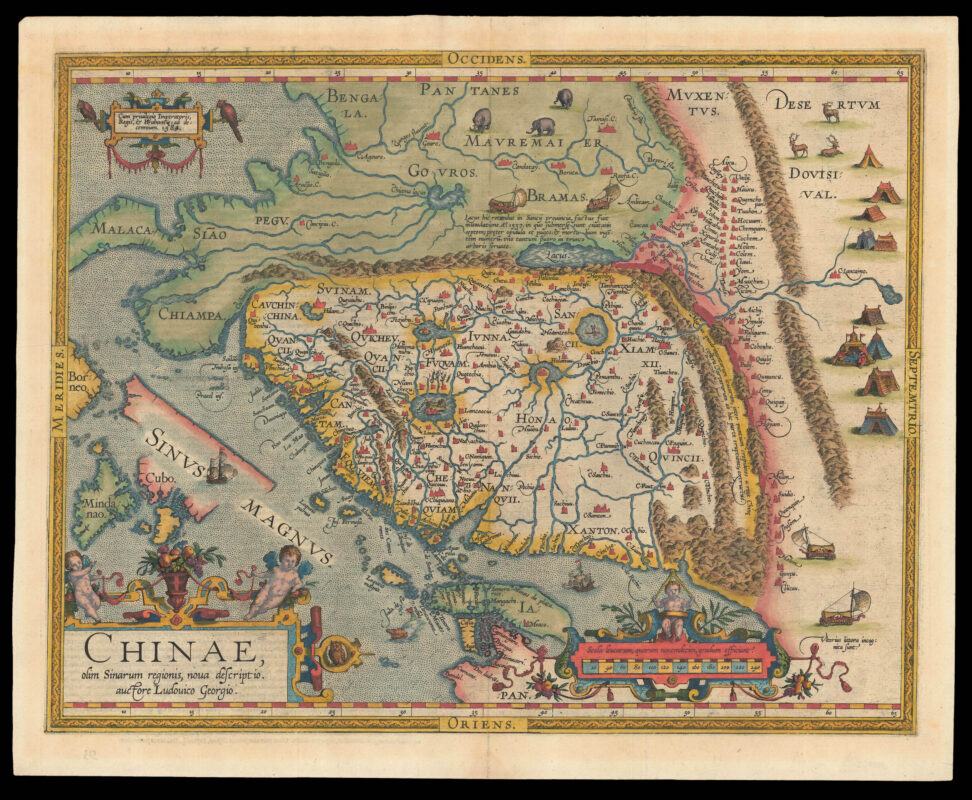 The earliest printed map to focus on China - Daniel Crouch Rare Books