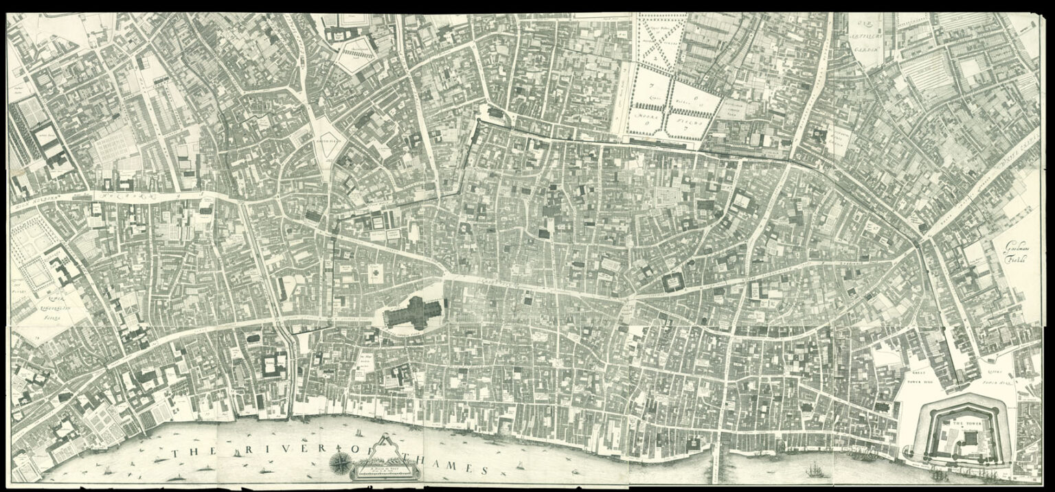 "The first accurate and detailed map of London" - Daniel Crouch Rare Books