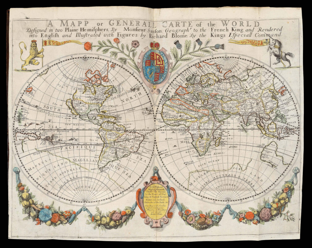 The first folio world atlas printed in England - Daniel Crouch Rare Books
