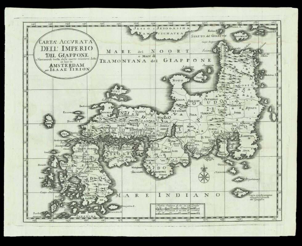 Italian map of Japan after Thomas Salmon - Daniel Crouch Rare Books