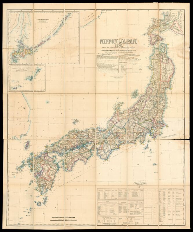 Brunton's map of Japan - Daniel Crouch Rare Books