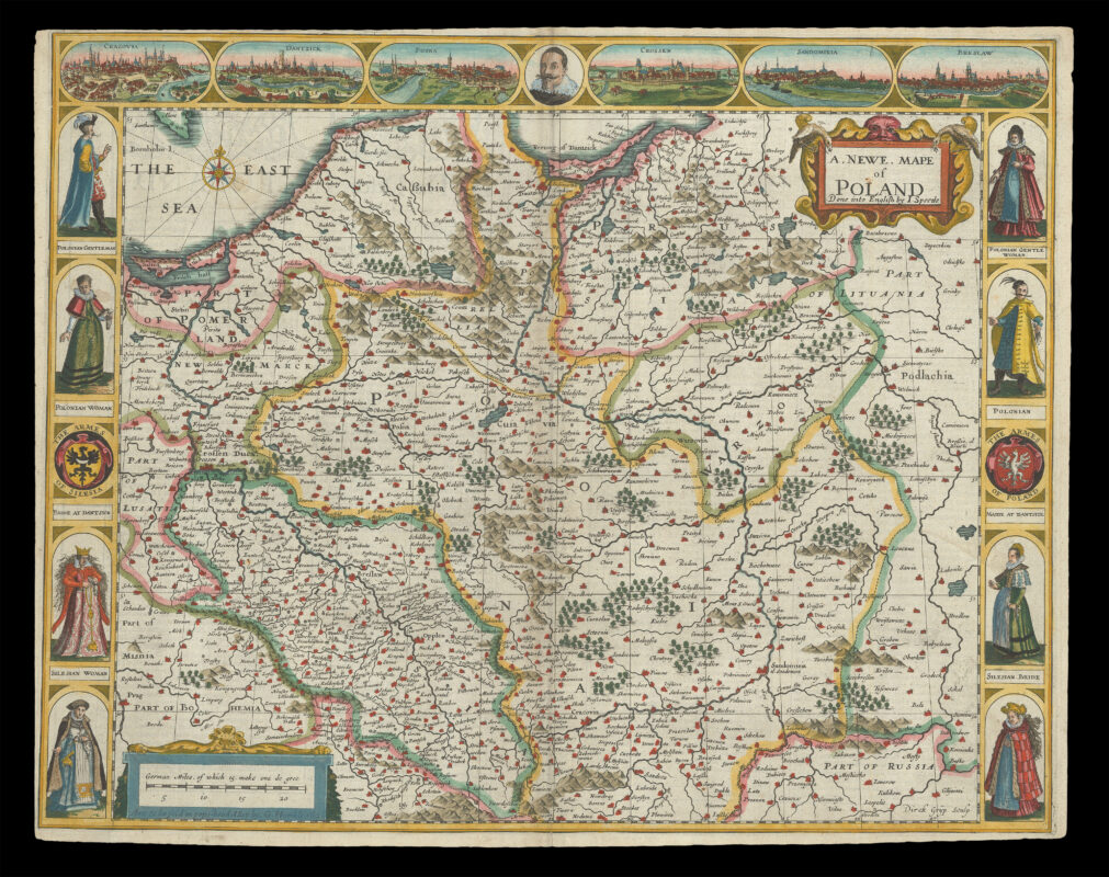 Speed's map of Poland - Daniel Crouch Rare Books