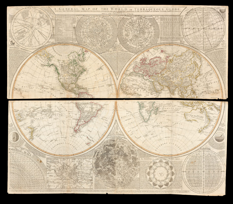 One of the first maps to show Tasmania separated from mainland ...
