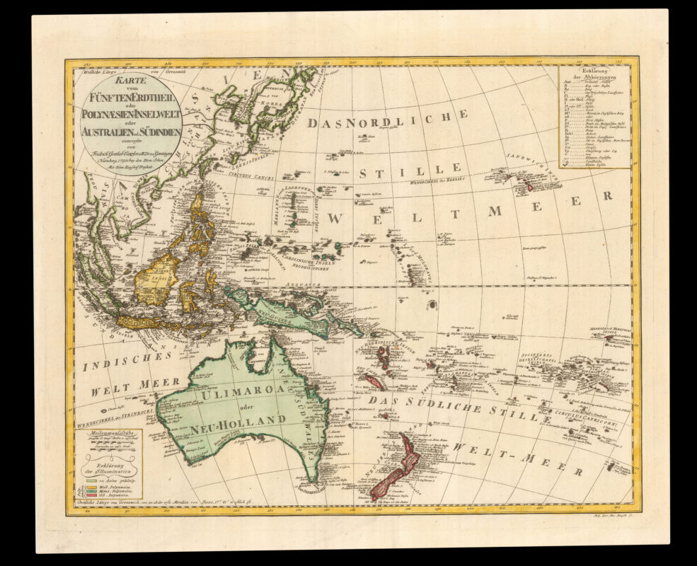 First appearance of Parramatta on a German map - Daniel Crouch Rare Books