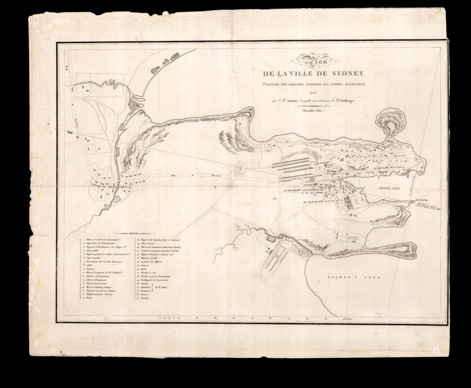 One of the earliest maps of Sydney - Daniel Crouch Rare Books