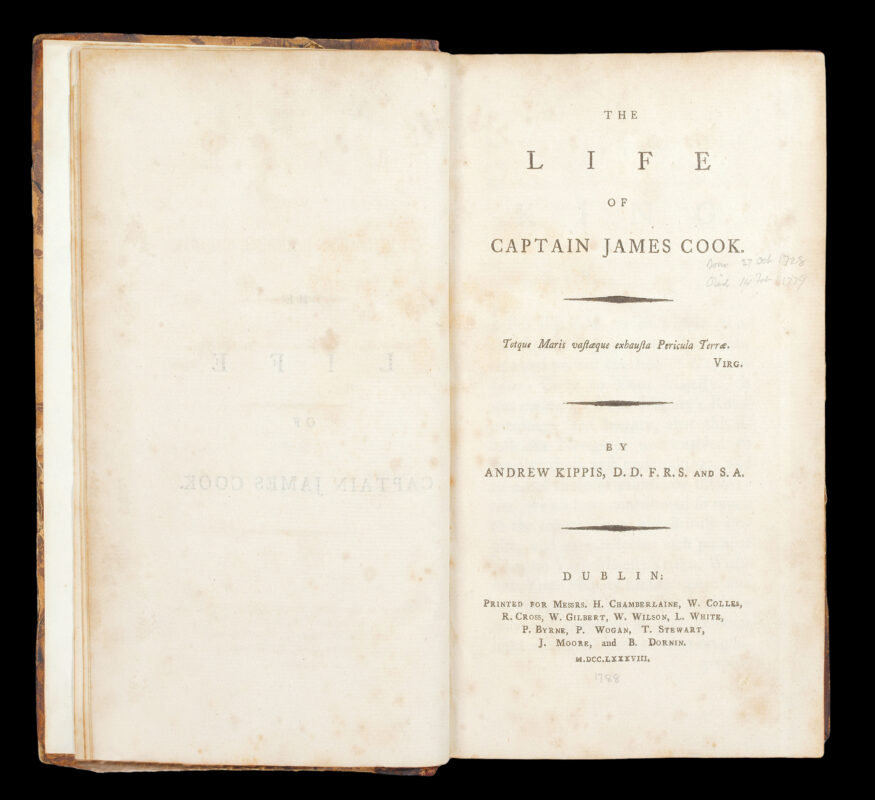 “the first English biography of Cook” (Hill) - Daniel Crouch Rare Books