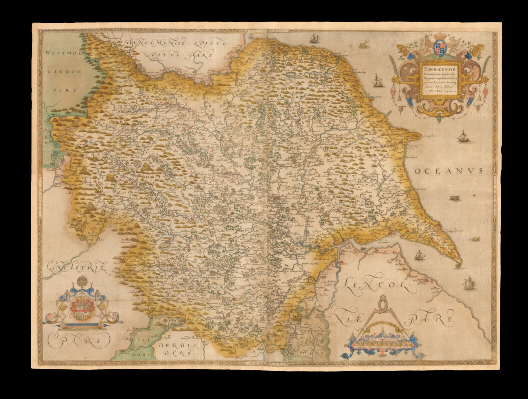 The first printed map of Yorkshire - Daniel Crouch Rare Books